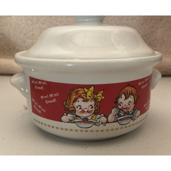 Campbell'S | Accents | Vintage Campbells Soup Mmmm Good Kids Covered ...